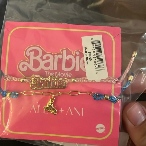 Alex and Ani | Jewelry | 38 Nwt Alex And Ani Barbie The Movie Cord ...
